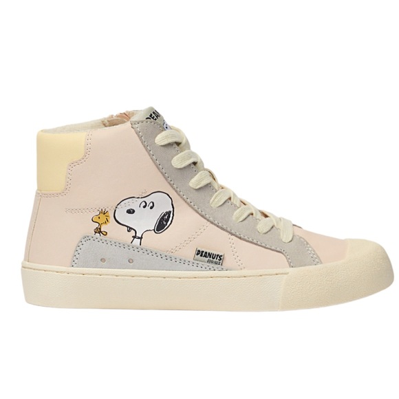 Zara | Shoes | Zara Snoopy Woodstock Peanuts High Top Sneakers | Poshmark